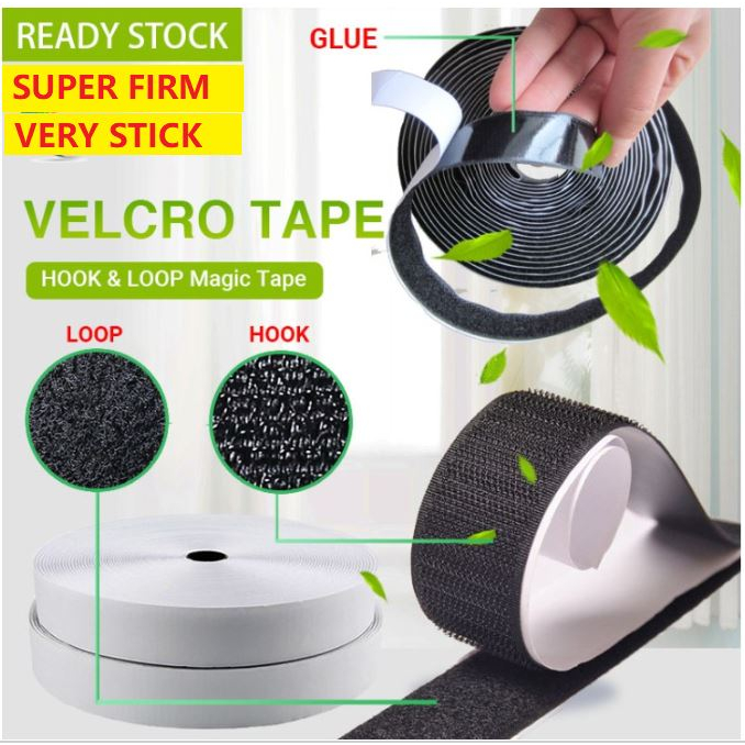 Velcro Tape Magic Tape Magic Stick Hook & Loop Velcro Tape With Double ...