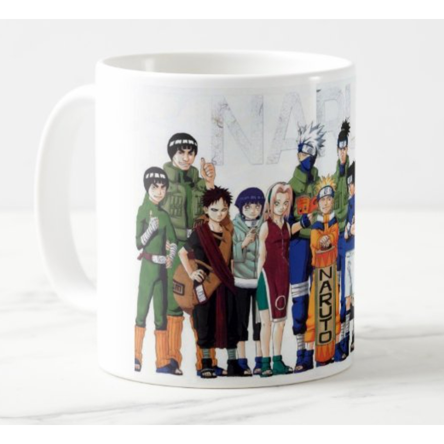 NARUTO MUG | WHITE MUG | KAKASHI | SASUKE | NEJI | HINATA | SAKURA ...