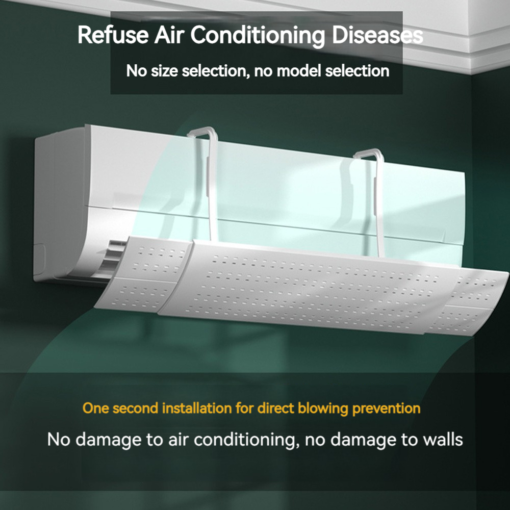 Adjustable Air Conditioner Windshield Prevent Direct Wind Air Baffle ...