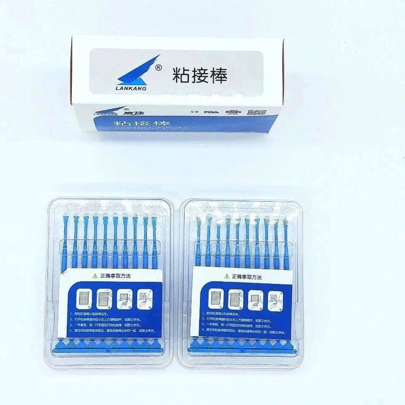 Ready Stock Dental sticky Sticks rods adhesive tip applicator bonding ...