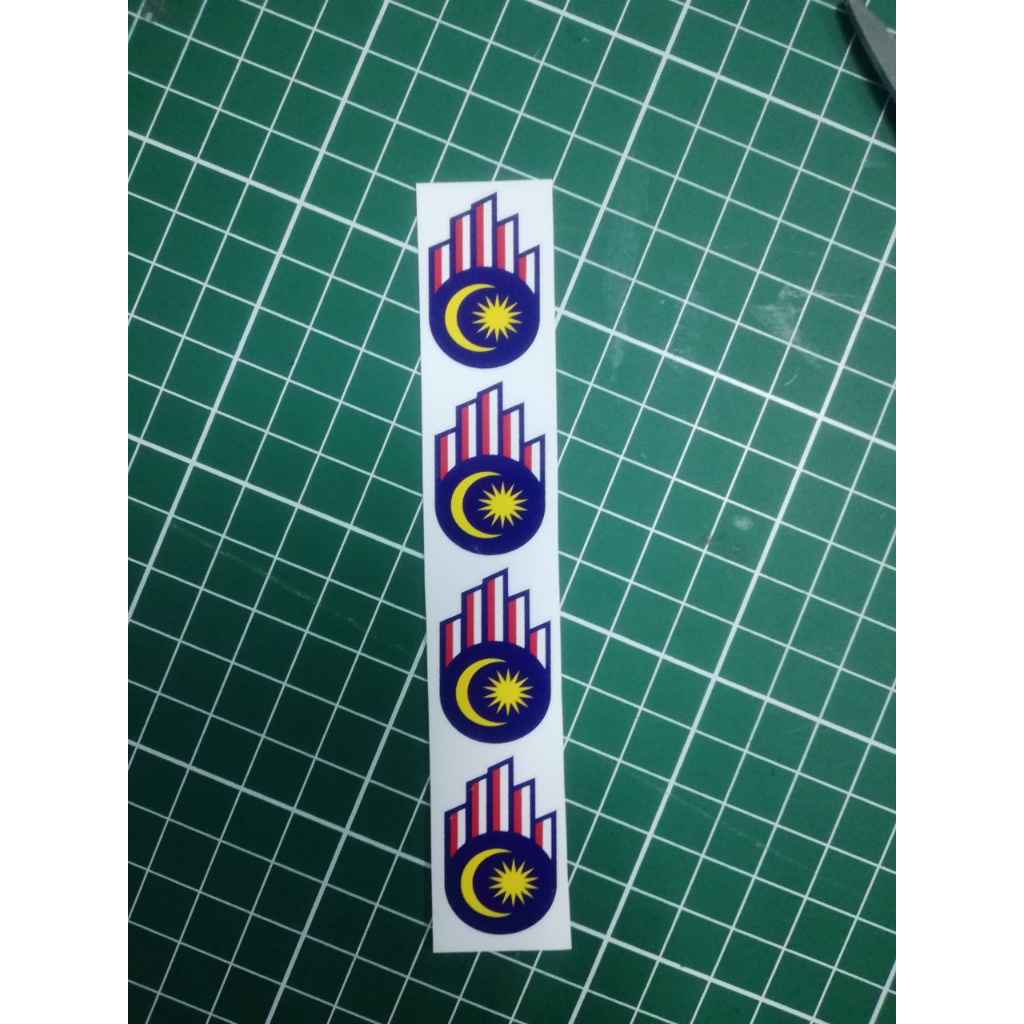 STICKER PIPI Bendera Malaysia dan logo Malaysia Madani | Shopee Malaysia