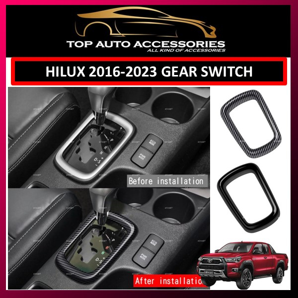 HILUX REVO, ROCCO INTERIOR COVER CARBON FIBER GARNISH GEAR SWITCH ...