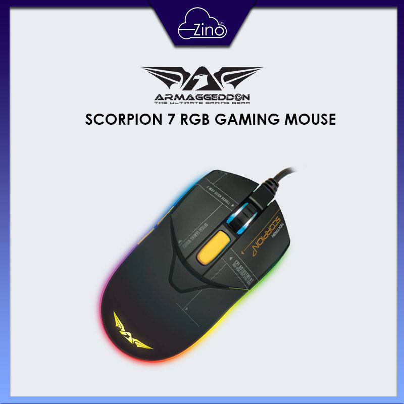 ARMAGGEDDON SCORPION 7 RGB GAMING MOUSE | Shopee Malaysia