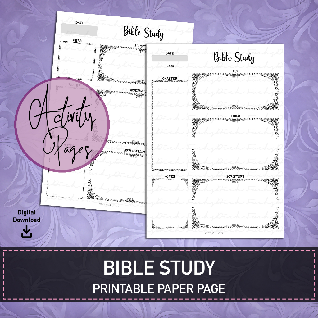 FuchsDich Printable Bible Study | Study Learn Bible | Kitab Injil | PDF ...