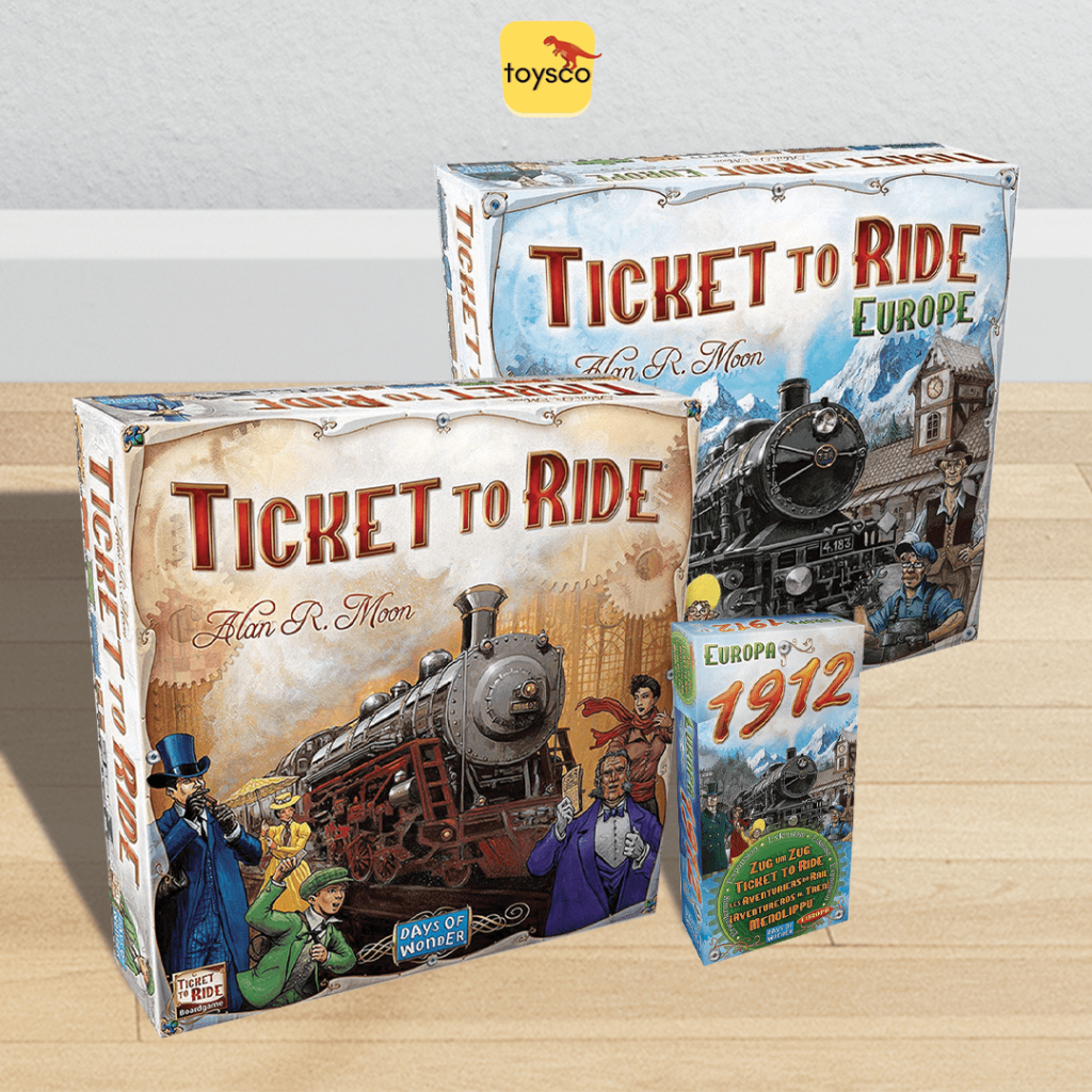 🎮Gathering Games🎮 Ticket To Ride US And Europe Edition Party Card Game ...