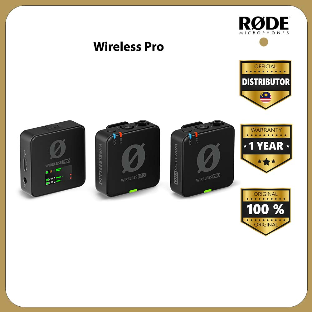 RØDE Wireless PRO Compact Wireless Microphone System | 40 Hours ...