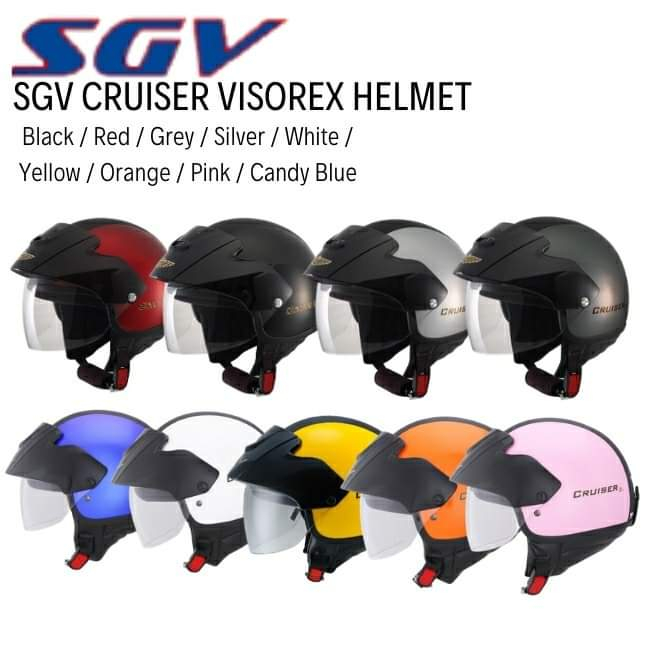 SGV CRUISER VISOREX HELMET | Shopee Malaysia