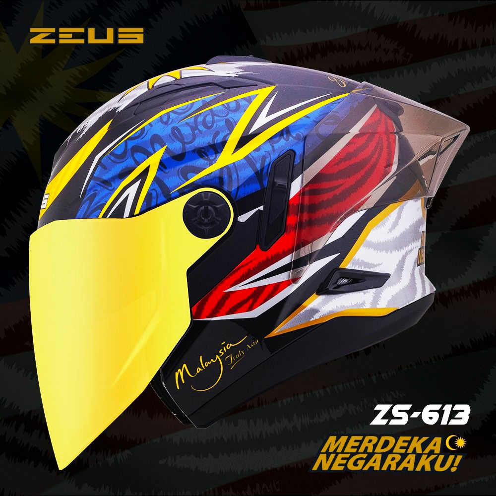 ZEUS GJ-613 MERDEKA 66TH LIMITED EDITION | Shopee Malaysia