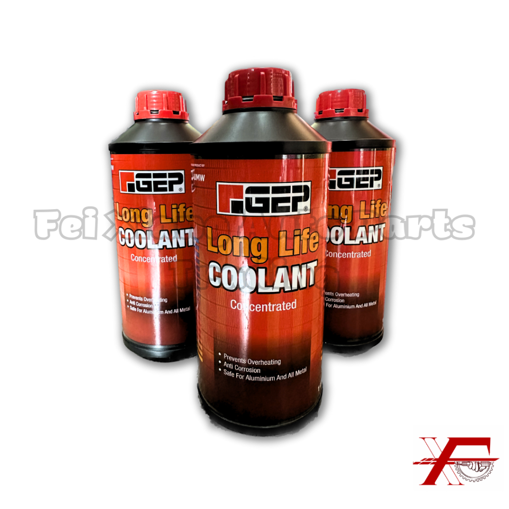 GEP Long Life Coolant Concentrated Red Color Coolant [1 Liter] | Shopee Malaysia