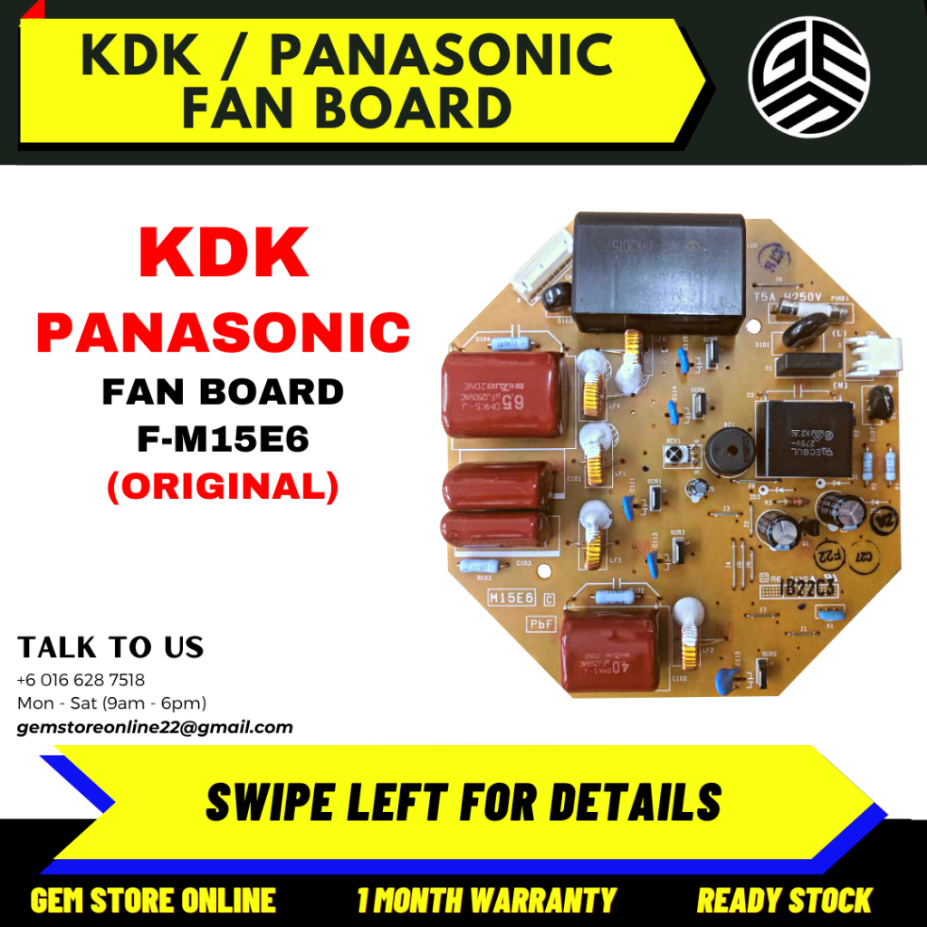 F-M15E6 Panasonic Ceiling Fan Pcb Board ORIGINAL for Bayu Fan BOARD ...