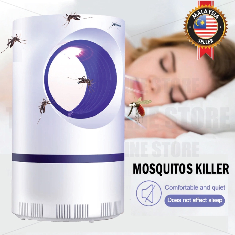 𝗨𝗩 𝗟𝗔𝗠𝗣 USB LED Electric Mosquito Killer Trap Lamp Insect Pest Bug ...