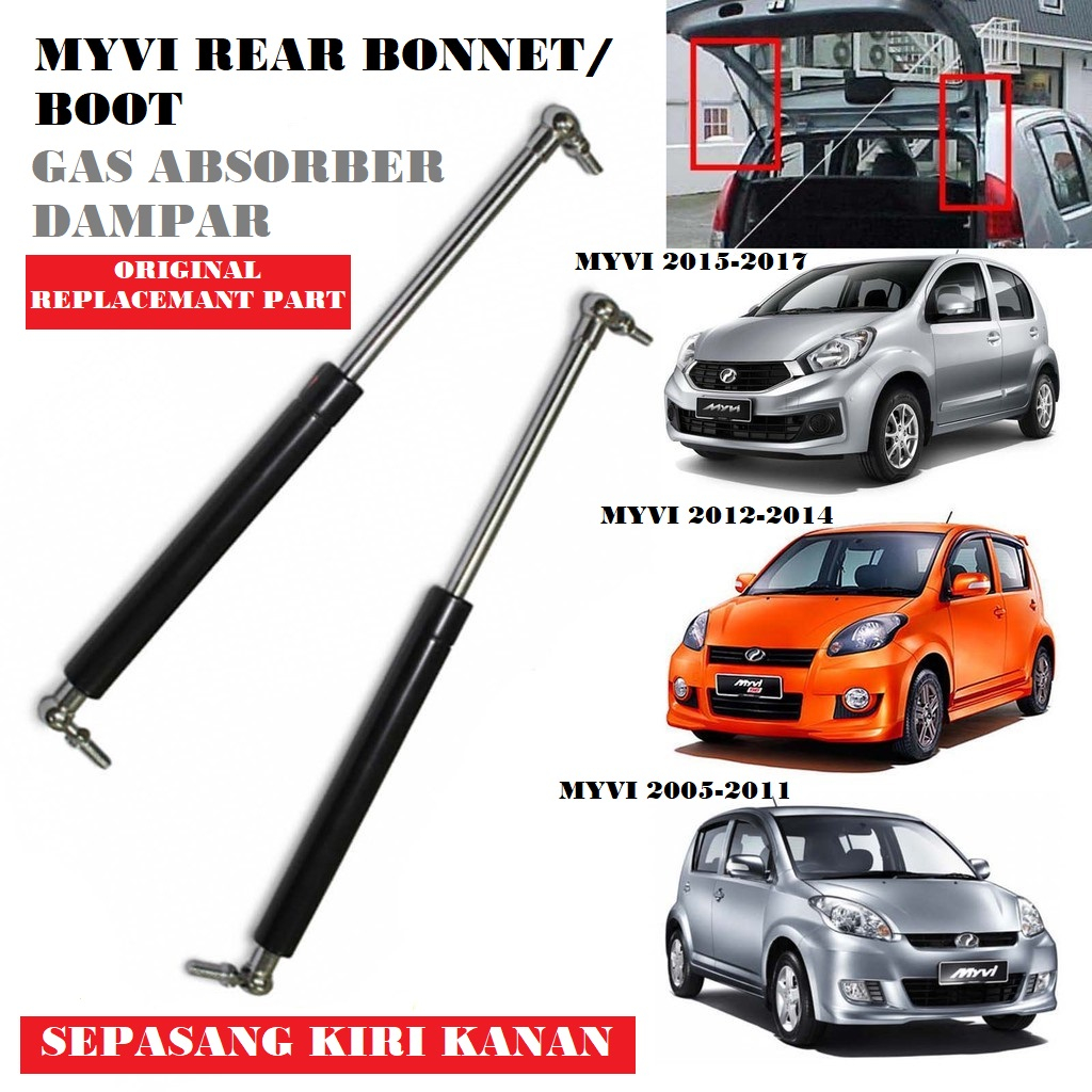 Car Bonnet Absorber Myvi Rear Trunk Boot Lid Lifter Up Door Damper ...