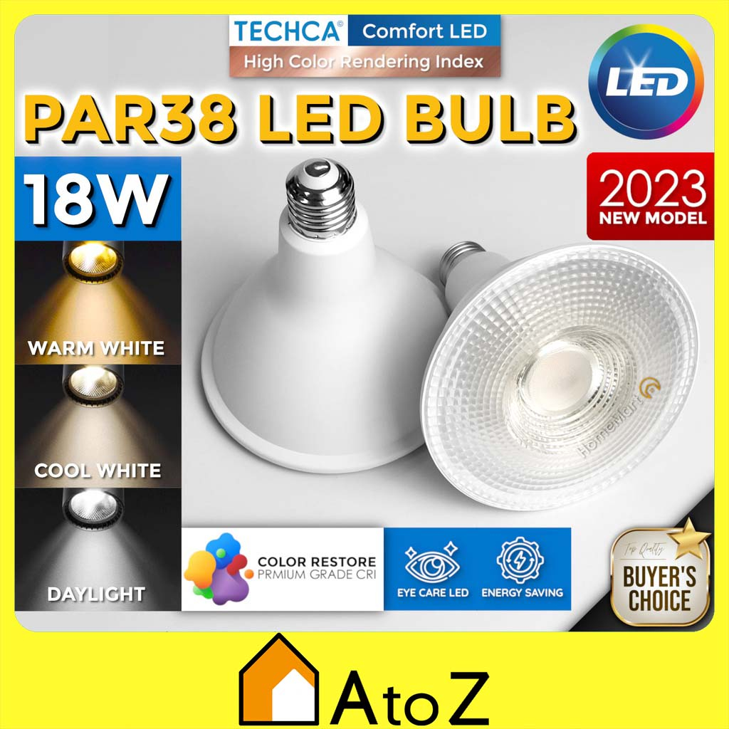 PAR38 LED Bulb 18W E27 Indoor Outdoor Spotlight Waterproof IP65 Lampu Mentol Spot Light LED灯泡 ...
