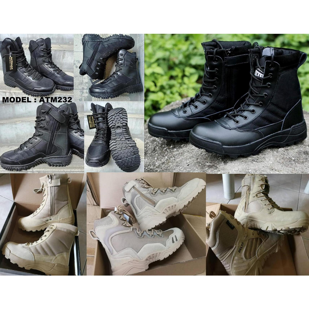 KASUT OPERASI SWAT DELTA MAGNUM TACTICAL BOOTS | Shopee Malaysia