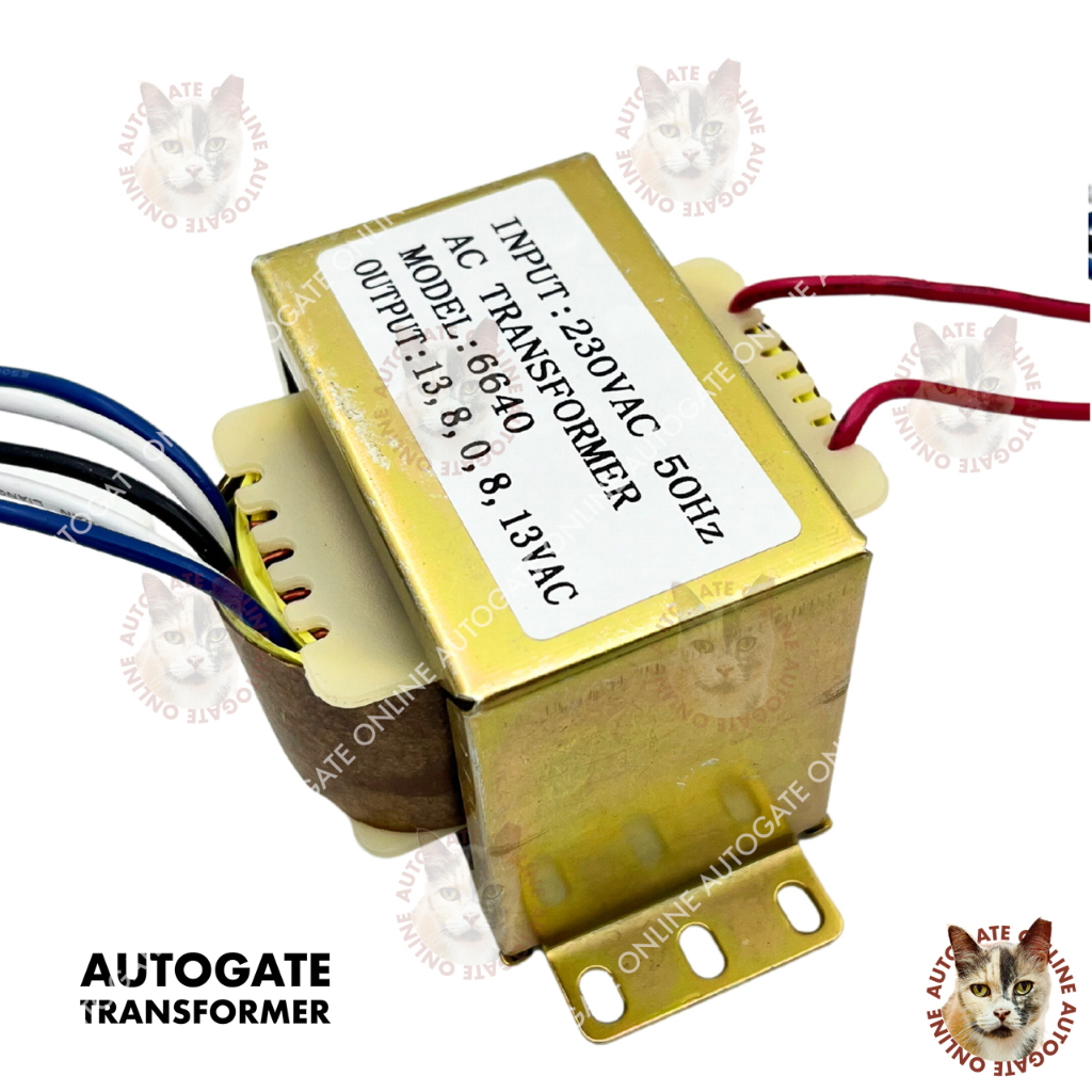 13V 8V 0V 8V 13V (230VAC)(13VAC) 50Hz 6640 TRANSFORMER AUTOGATE FOR ARM ...