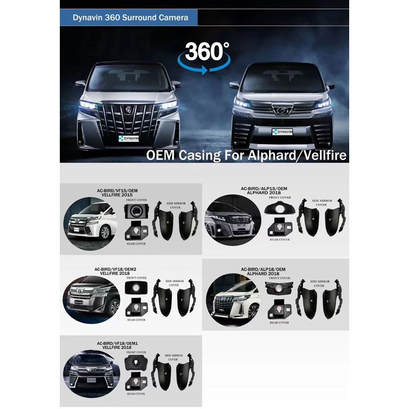 TOYOTA ALPHARD/VELLFIRE AGH30 OEM 360 CAMERA CASING & BRACKET 100% ...
