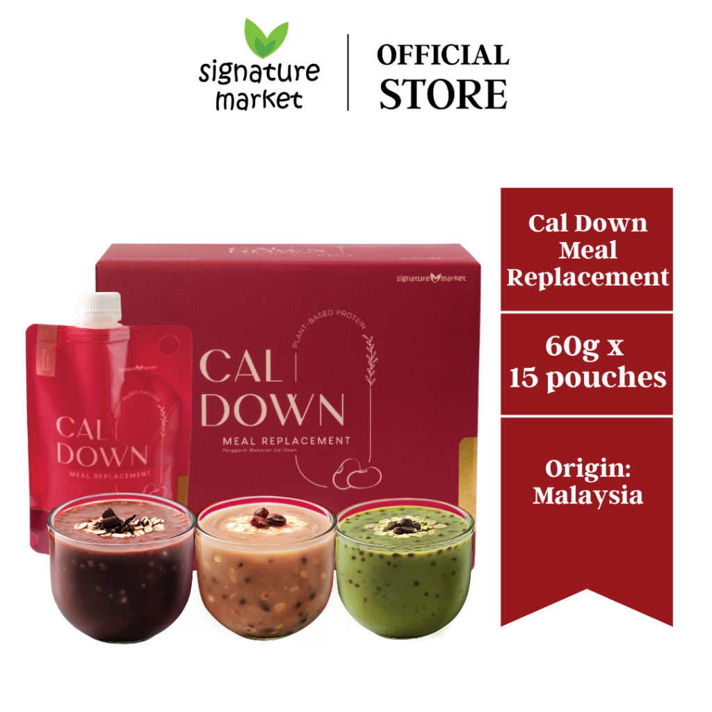 Signature Market Cal Down Meal Replacement (低卡代餐) (60g x 15 pouches ...