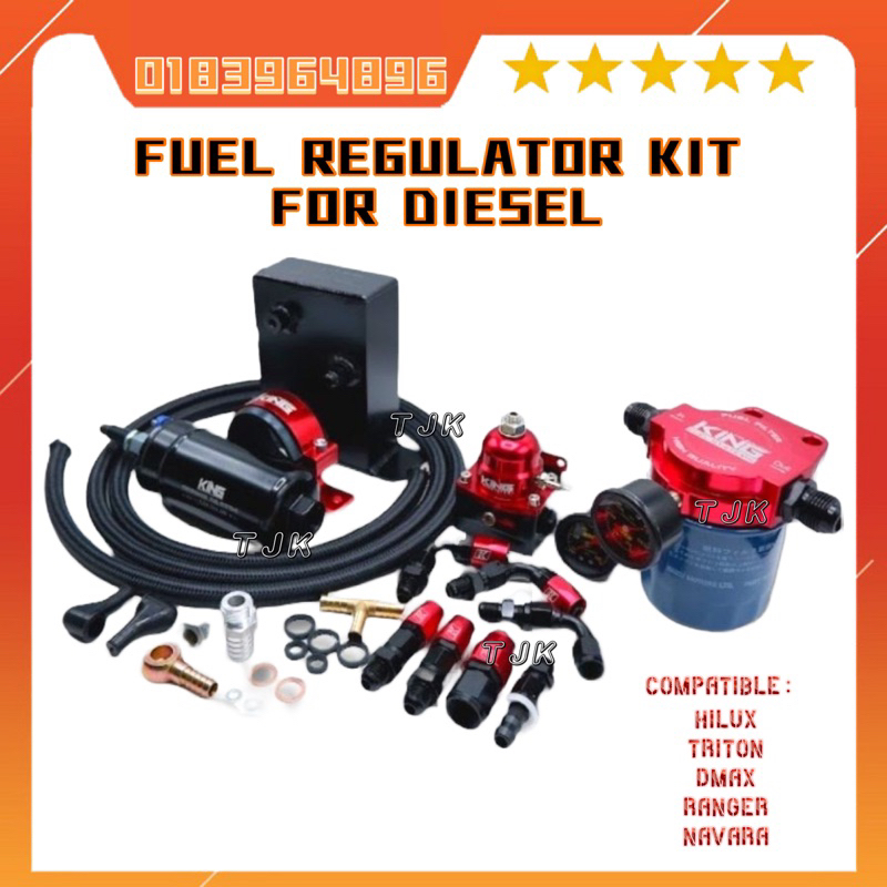 THAILAND KING RACING PERFORMANCE FUEL SISTEM FUEL REGULATOR KIT READY ...