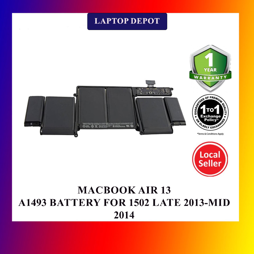 MacBok Pro 13" A1493 Original Replacement Battery for A1502 (Late 2013 ...