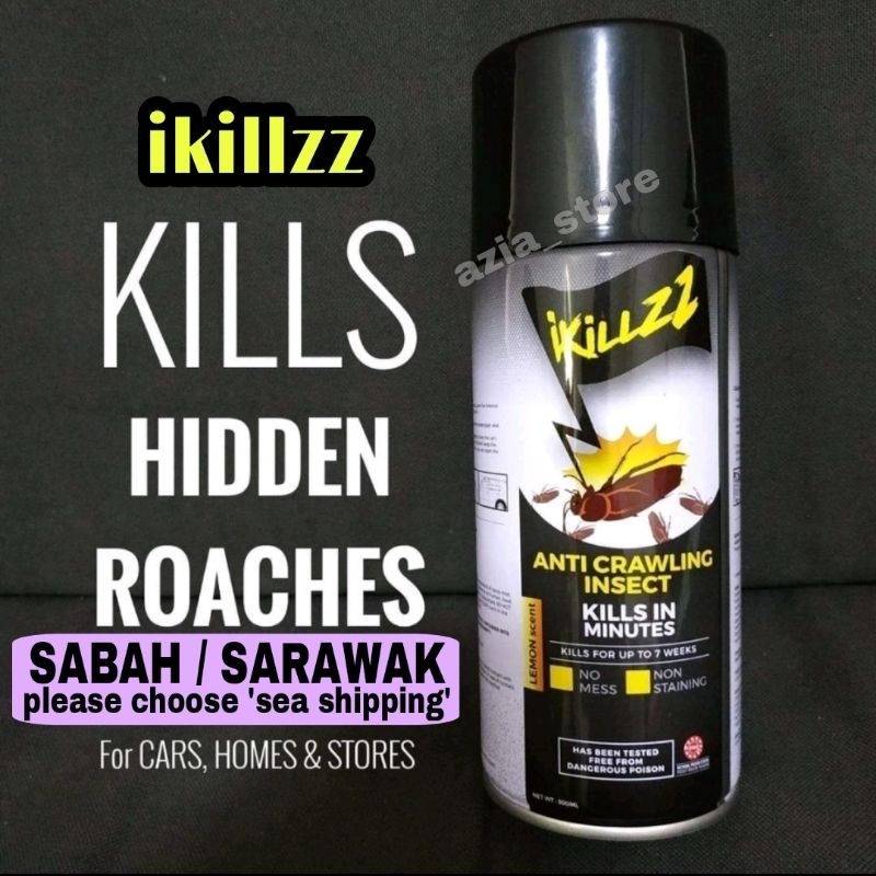 READY STOCK ! IKILLZZ KEVLER Penghapus Lipas Dalam Kereta Cockroach ...