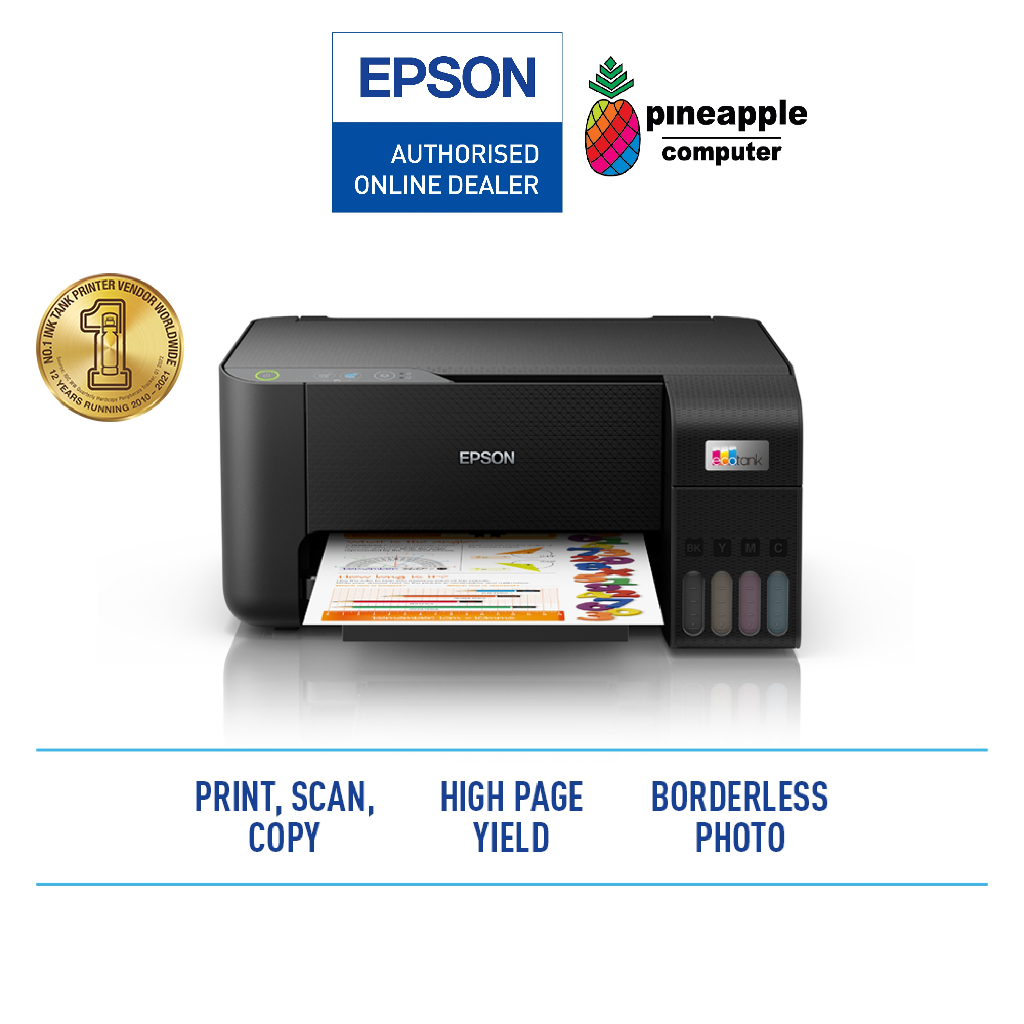 Epson L3210 (Replacement of L3110 Ecotank All-In-One Ink Tank Printer ...