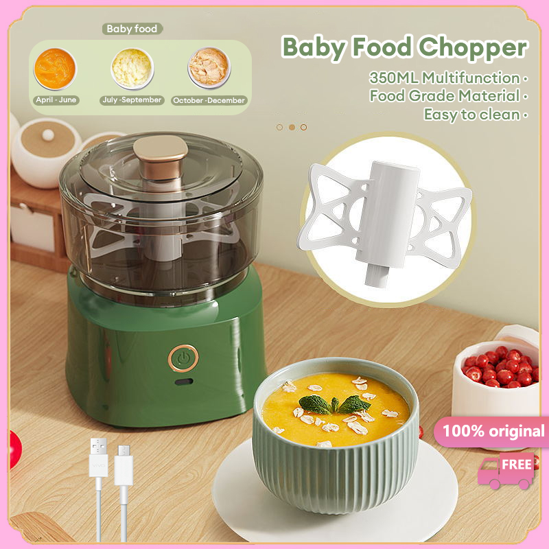 350ML Electric Baby Food Blender Multifunctional Food Processor Garlic ...