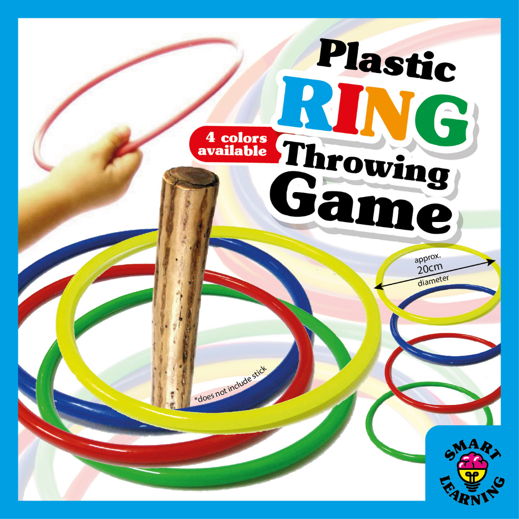 🔥READY STOCK🔥1 PCS 20CM QUALITY PLASTIC THROWING RING / HOOP RING ...