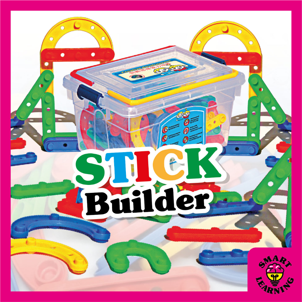 🔥READY STOCK🔥 KIDS STICK BUILDER BLOCKS BUILDING BLOCK PLASTIC ...