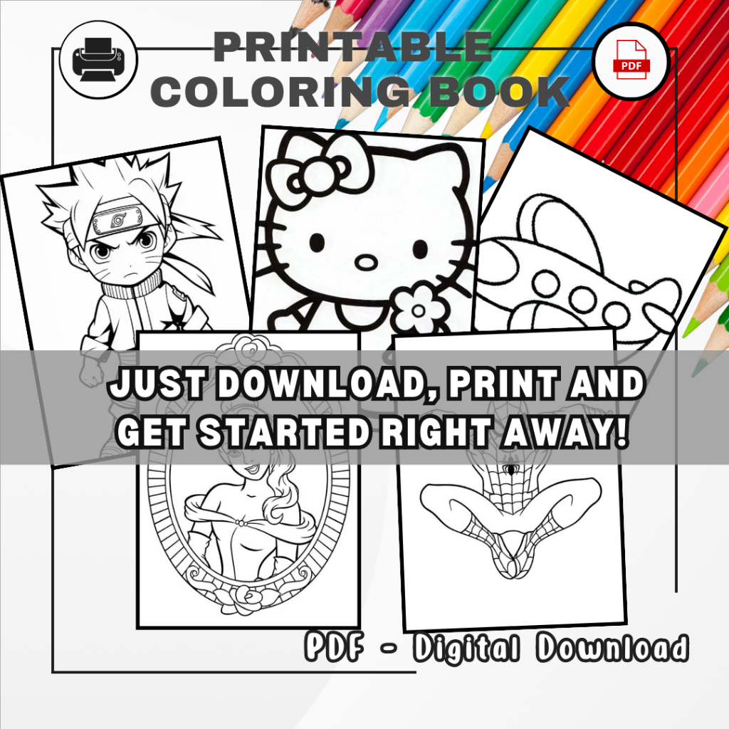 [PDF] Buku Mewarna Coloring Pages Lukisan Gambar For Kids And Adult ...