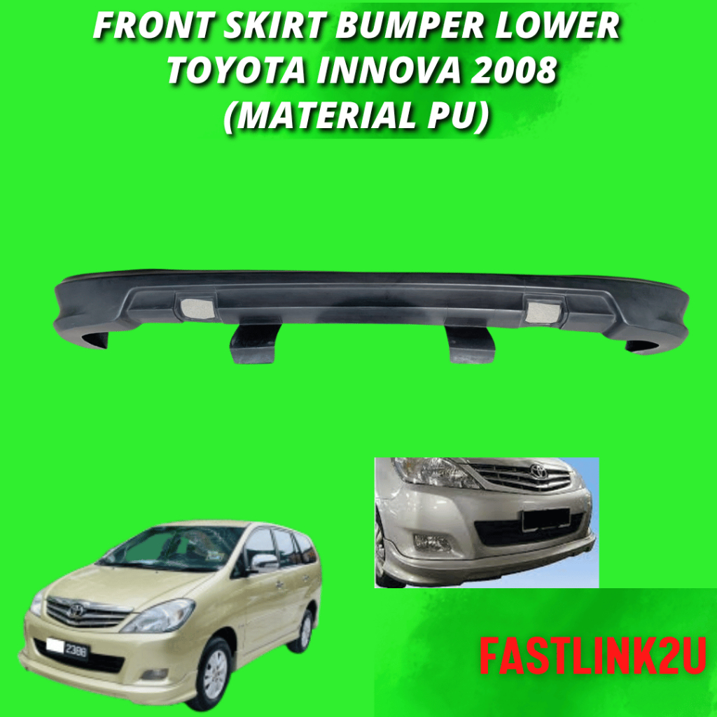 Toyota Innova (2008 Model ONLY) OEM Front Skirt Skirting Bumper Lower ...