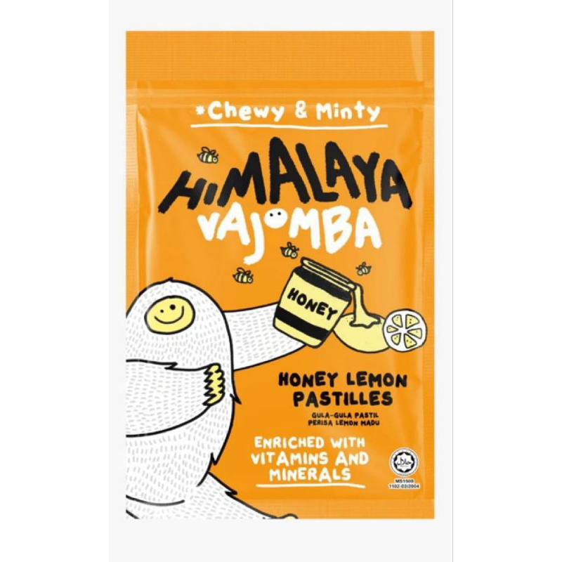 Himalaya Vajomba Pastilles 25g (Honey Lemon | Berry Sakura | Peppermint ...