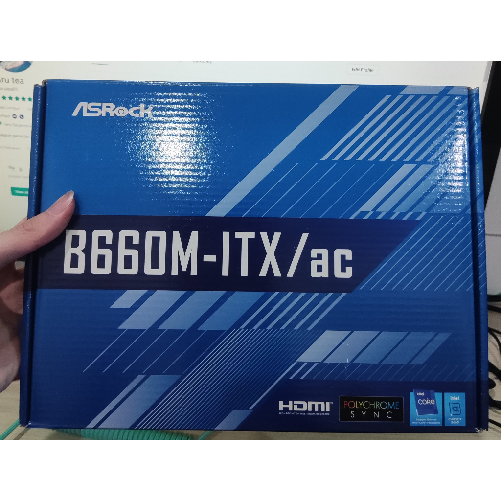 ASRock B660M-ITX/ac motherboard | Shopee Malaysia