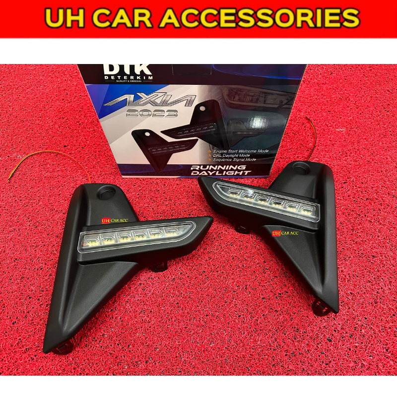 PERODUA AXIA 2023 2024 LED RUNNING SIGNAL DRL LIGHT LAMP LIGHTS WITH ...