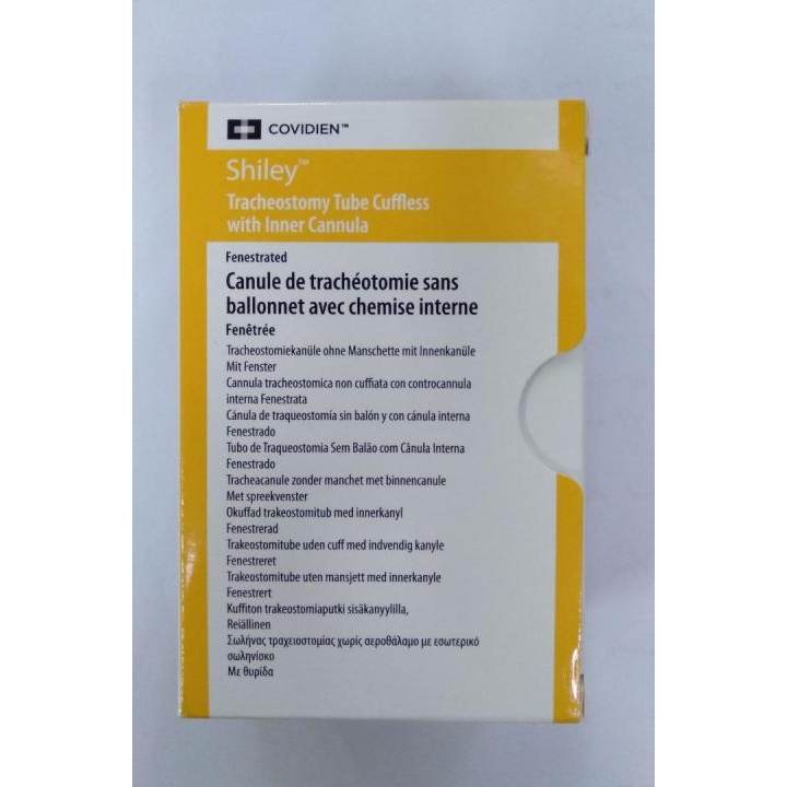 Shiley Tracheostomy Tube CUFFLESS With Inner Cannula 6CFN(EXP-2025 ...