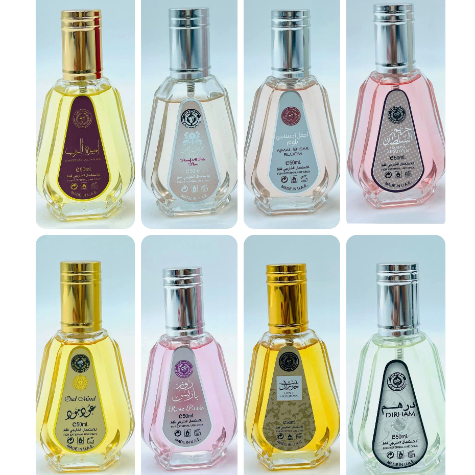Arabian 50ml Perfume Ameerat Al Arab/Yara/Oud Mood/Heiba/Bint Hooran/Hareem Al Sultan/Rose Paris ...