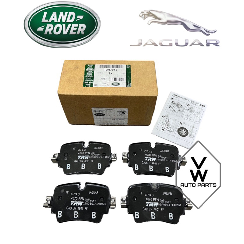 ( 100% ORIGINAL ) REAR DISC BRAKE PAD JAGUAR F TYPE F-TYPE NEW 2014 ...