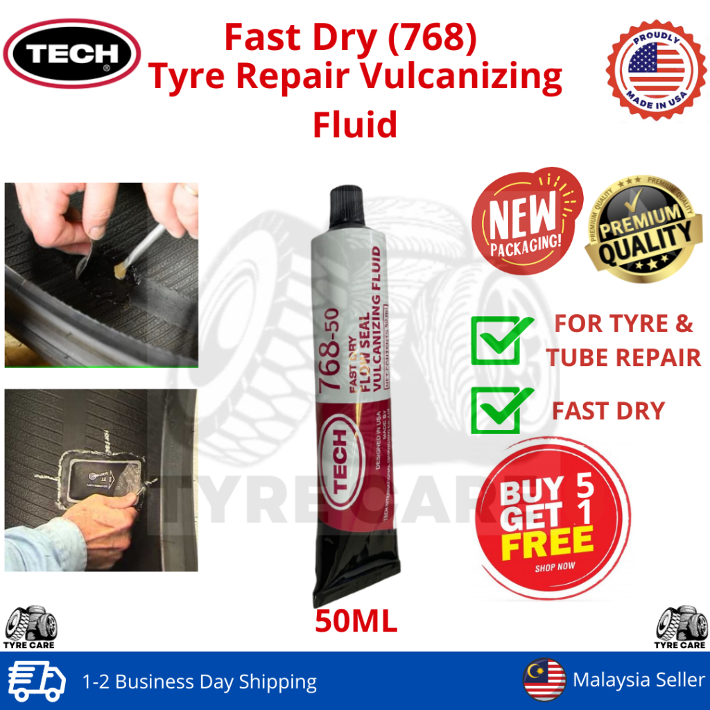 TECH Flow Seal Vulcanizing Fluid 768 (235ml) BUY 5 FREE 1; Fast Dry ...