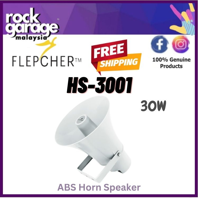 Flepcher HS-3001 ABS Horn Speaker ( HS3001 / HS 3001 ) | Shopee Malaysia