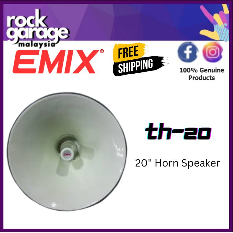 Emix TH-20 20" Horn Speaker ( TH 20 / TH20 ) | Shopee Malaysia
