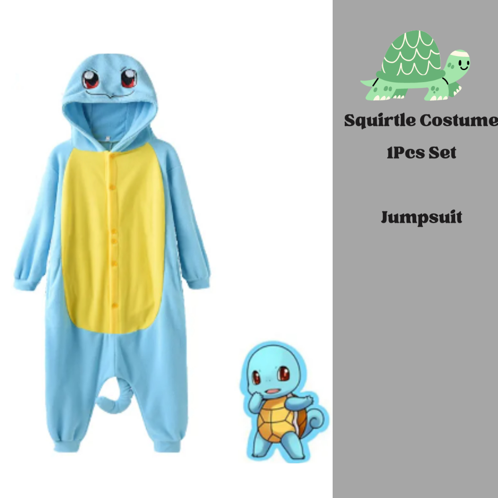 💥Malaysia Ready Stock💥Kids Squirtle Costume Classic Pokemon Nintendo ...