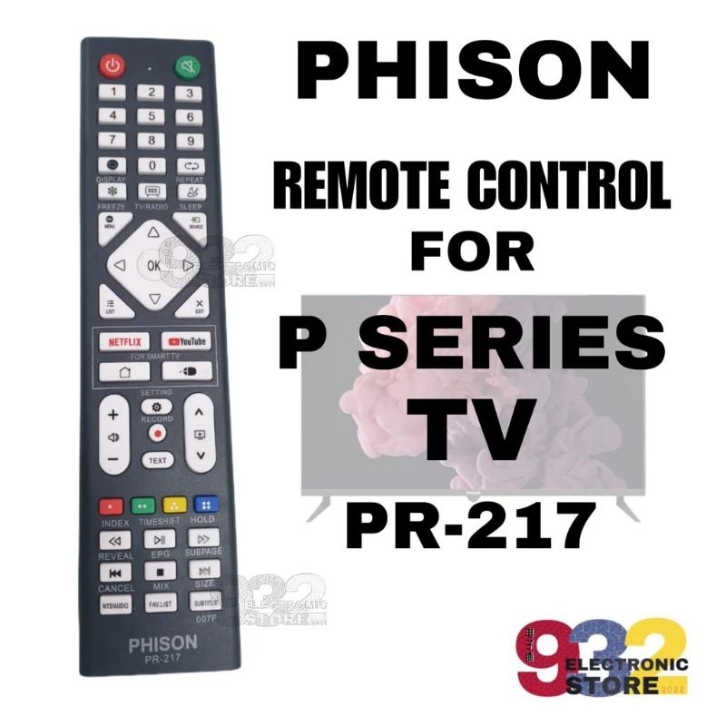 PHISON P SERIES SMART TV REMOTE CONTROL ORIGINAL | Shopee Malaysia