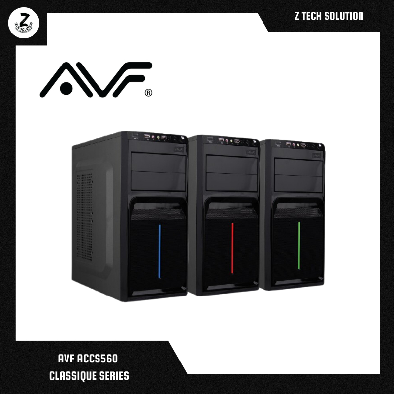 AVF ACCS560 CLASSIQUE SERIES ATX Casing ( with 500W POWER SUPPLY ...