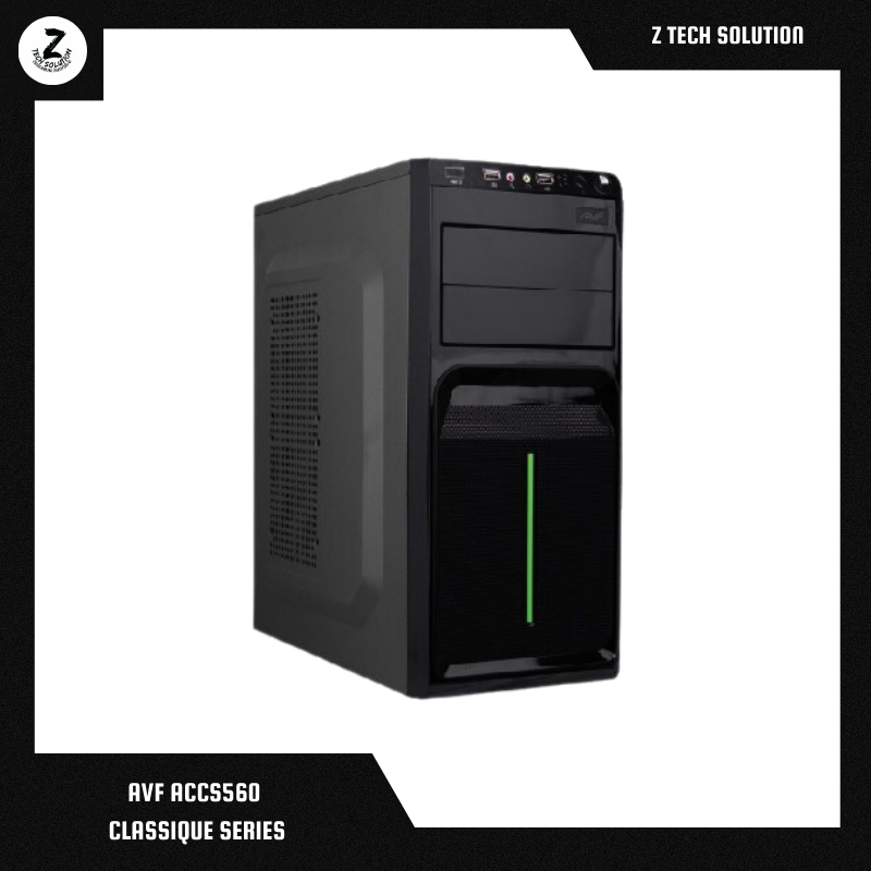 AVF ACCS560 CLASSIQUE SERIES ATX Casing ( with 500W POWER SUPPLY ...