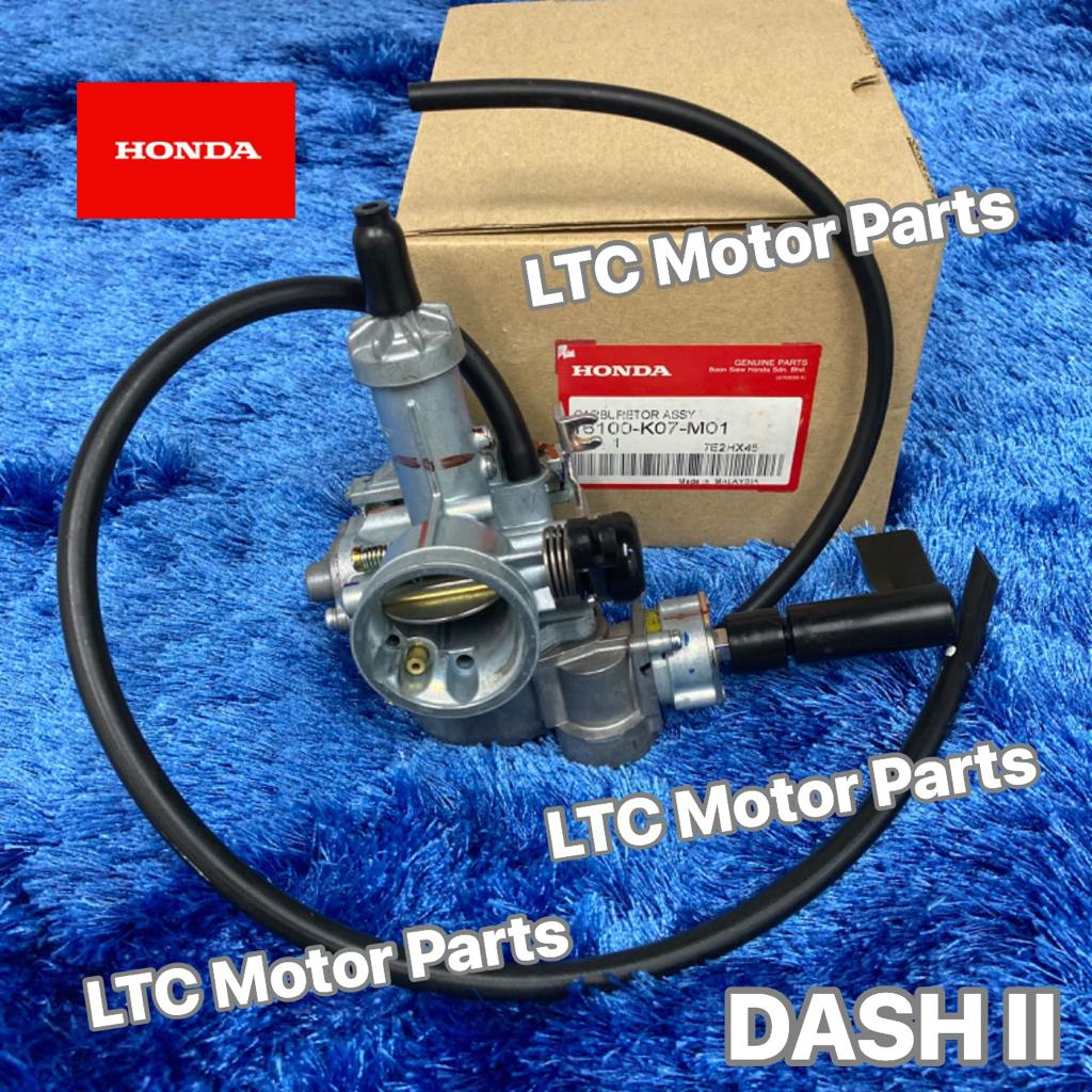 HONDA DASH II CARBURETOR DASH NEW DASH110 16100-K07-M01 100% ORI ...