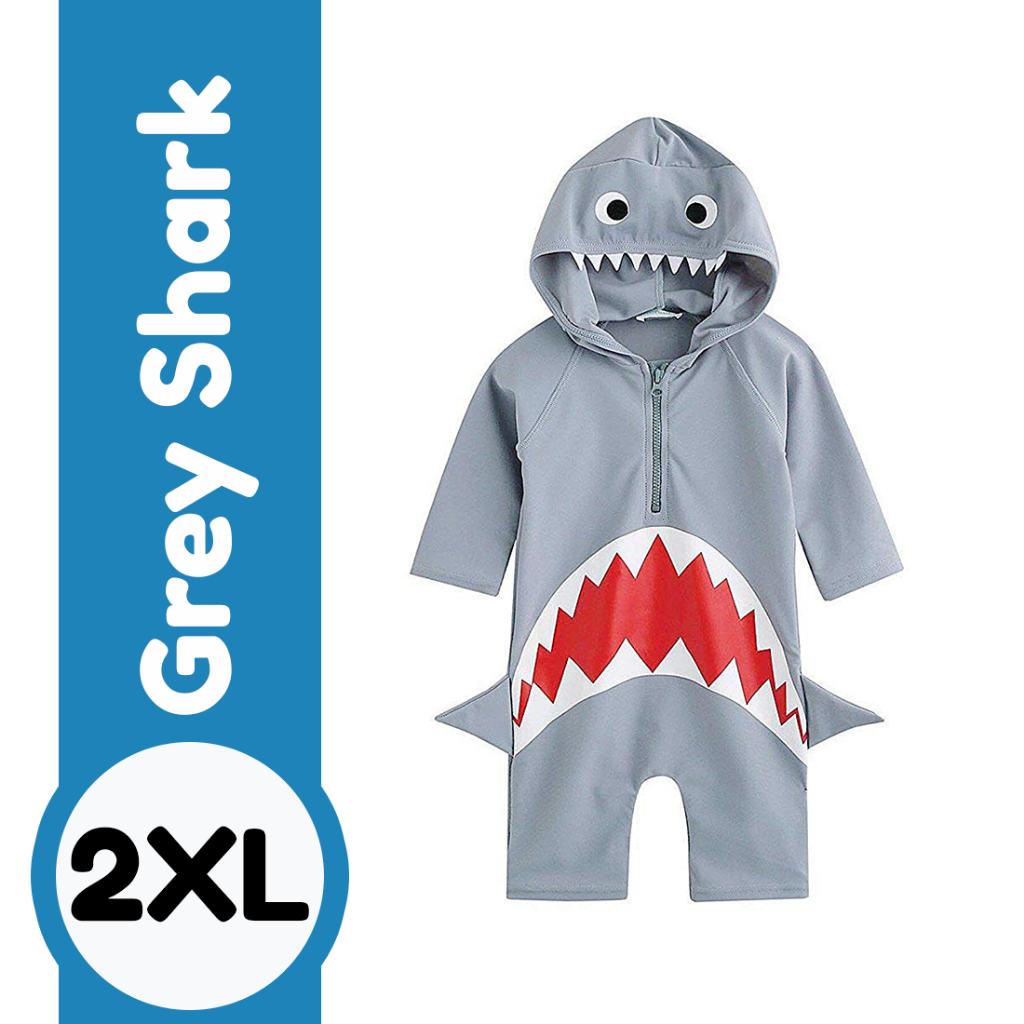 Realeos 1 Piece Short Sleeve Cute Shark Dino Dinosaur Flamingo Kids Boy ...