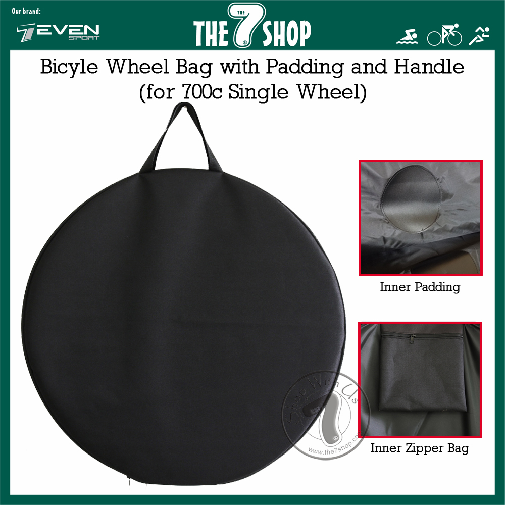 Bicycle Wheel Bag with Padding (for 700c Single Wheel) / Bicycle Wheel ...