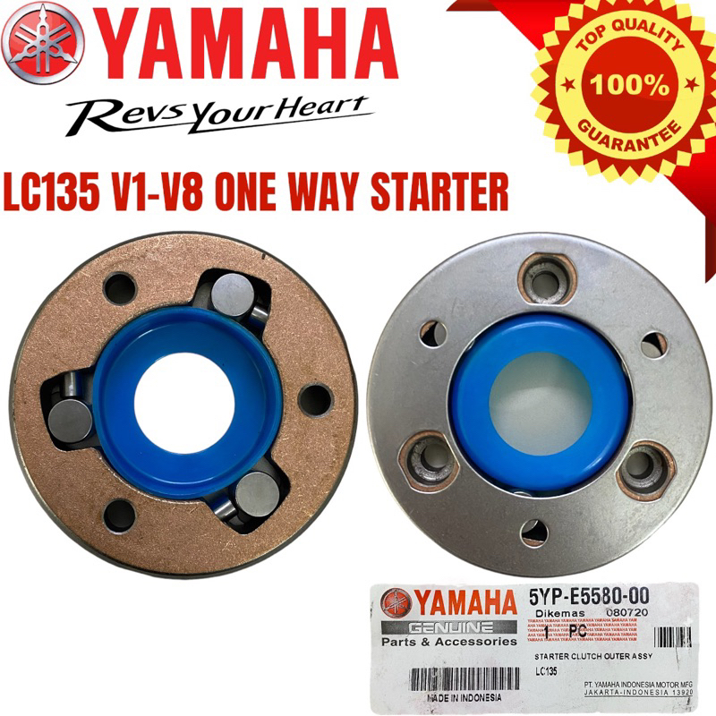 (AUTO SET LC135) YAMAHA LC135 V1 - V8 4S / 5S AUTO HOUSING / AUTO CLUTCH CARRIER SHOE / ONE WAY ...