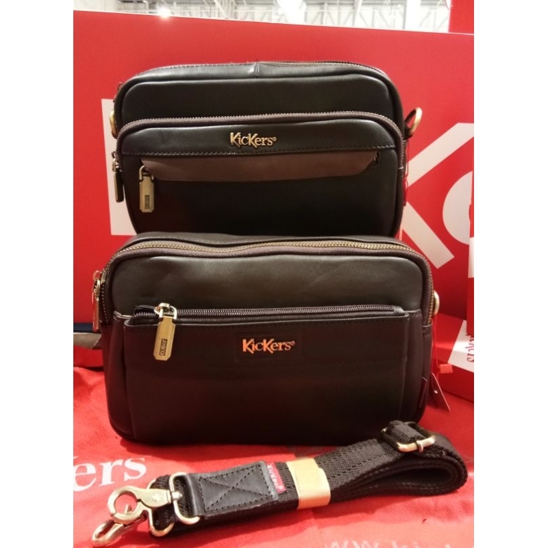 Original KICKERS Leather Sling Bag (1KIC-CL-79063)(1KIC-CL-79069 ...