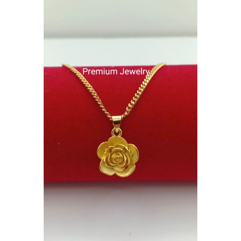 Emas Sadur 24k Rantai Leher + Loket Harga Borong 💥 | Shopee Malaysia