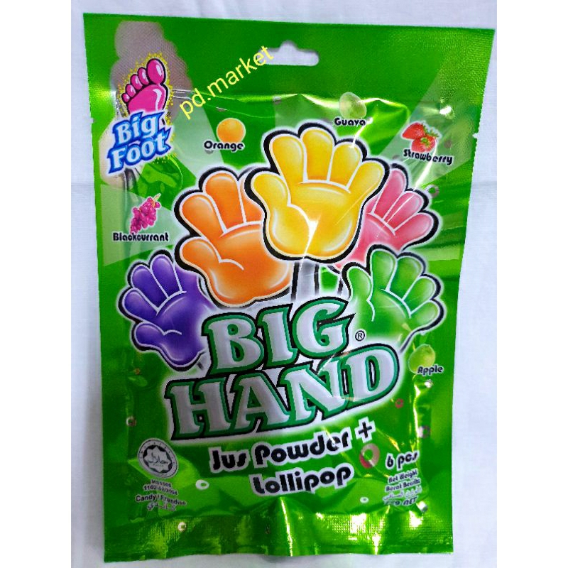 Big Foot sour powder + lollipop 72g | Shopee Malaysia